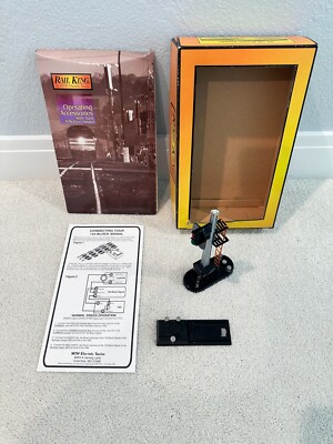 MTH Rail King No 153 Block Signal 30-1076 Black Base - w/ T.A.D ...