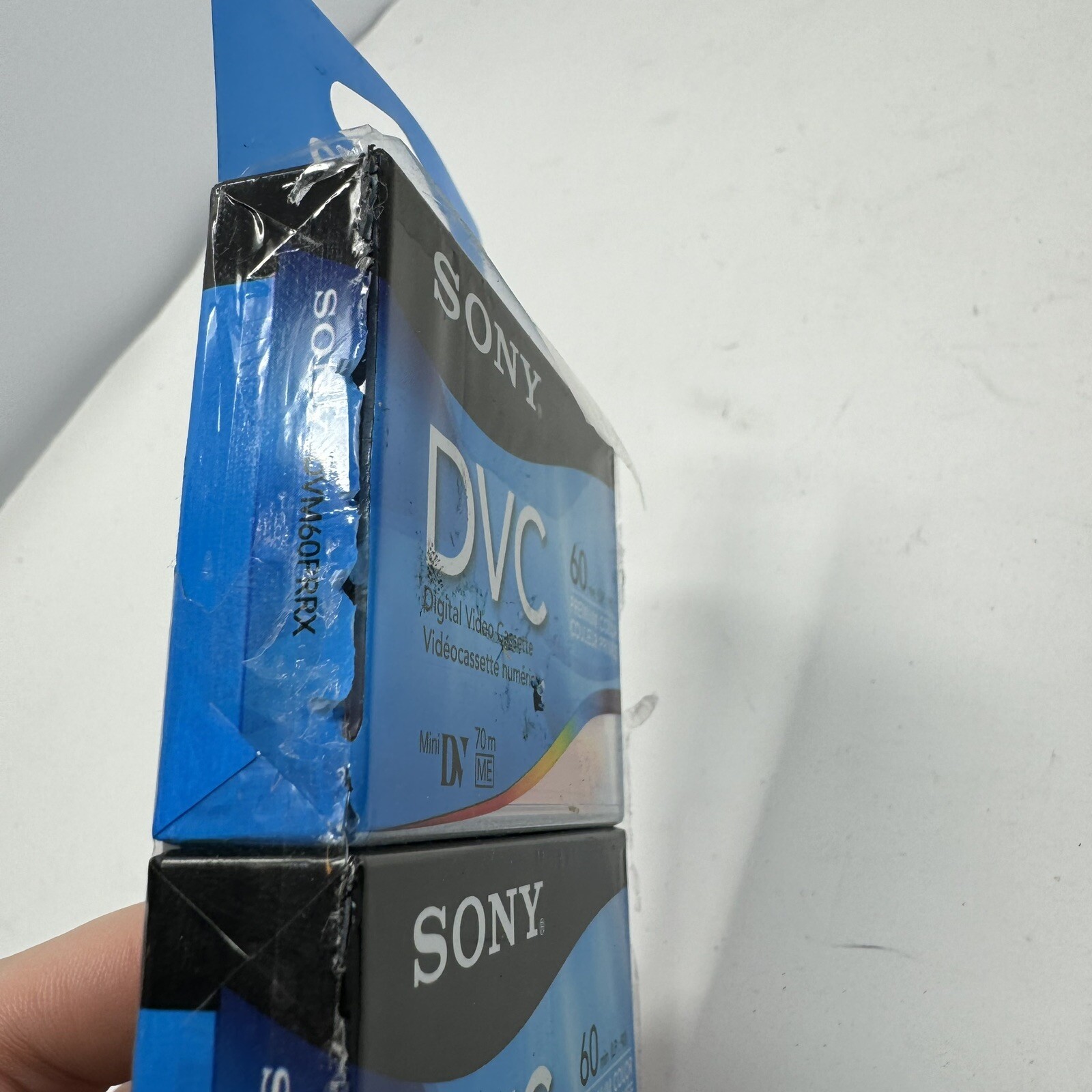 Sony DVC Mini DV 60 Minute 4 Pack Premium Color Cassette Tapes (FACTORY ...