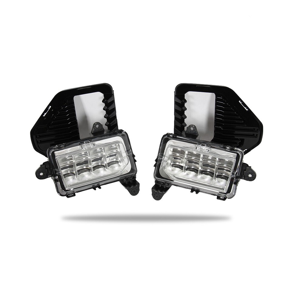 Fit 2019-2022 GMC Sierra 1500 Denali AT4 Fog Lights Lamp LED W/Black ...