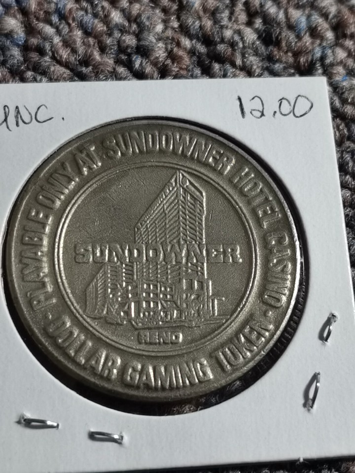 Casino Token $1 - Sundowner - Reno - 1980 - Nice! | eBay