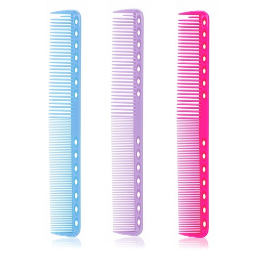 3Pcs Cutting Carbon Combs for Hair Stylist Haircutting Carbon Fiber ...