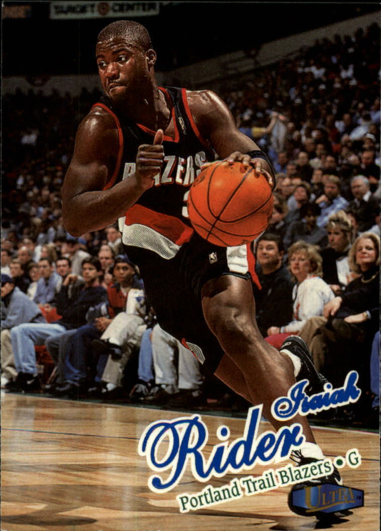 1997-98 Ultra Portland Trail Blazers Basketball Card #84 Isaiah Rider ...