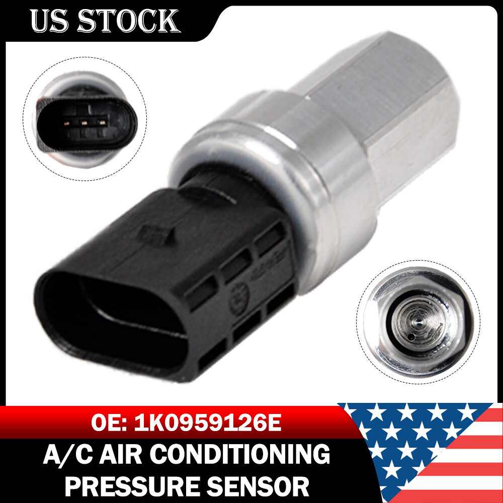 1K0959126E Air Conditioning A/C High Pressure Sensor Switch For Audi A3 ...