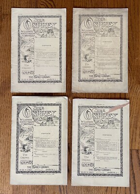 The Osprey Antique Ornithology Magazine Lot 4 Issues 1901 | eBay