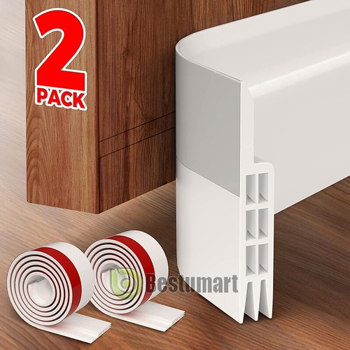3M Door Bottom Self Adhesive Silicone Rubber Sweep Draft Stopper Door ...