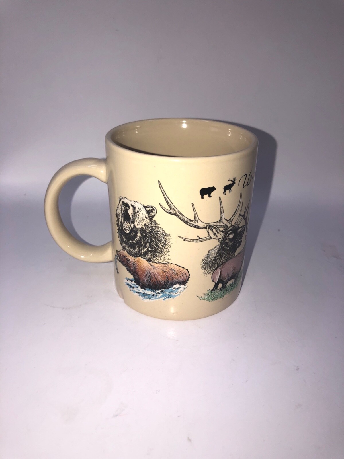 Vintage Yellowstone National Park Coffee Mug Tea Cup Untamed Series ...