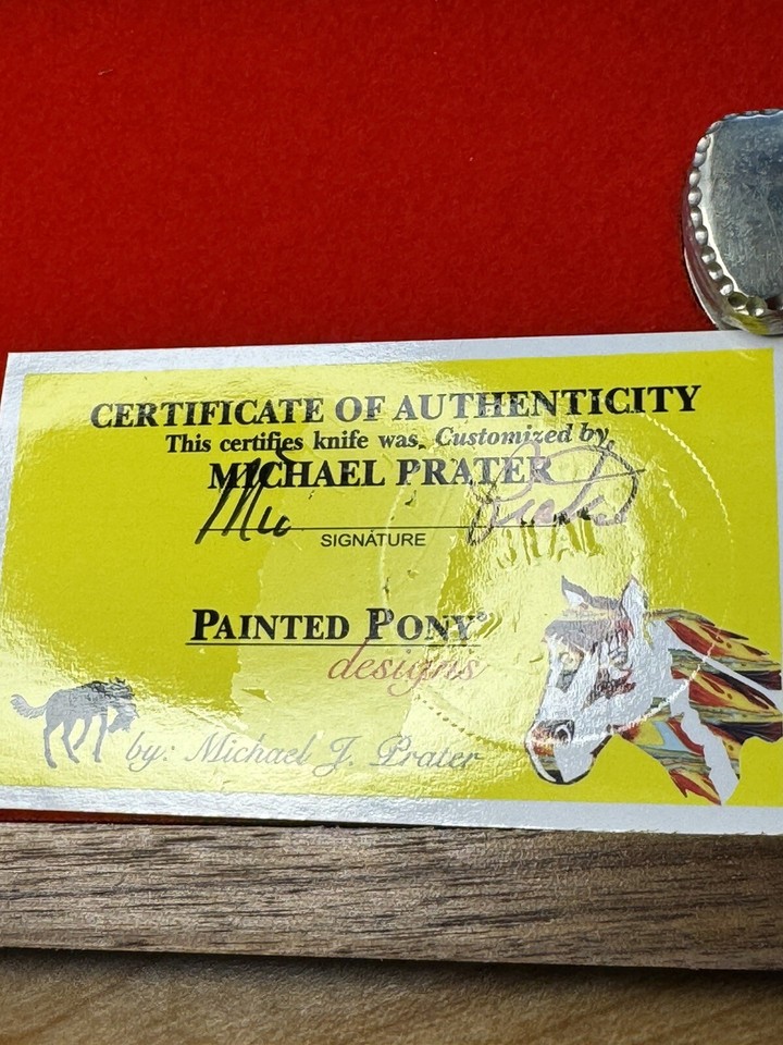 Painted Pony by Michael Prater Knife | eBay