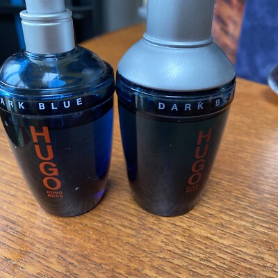 Two Bottles Of Hugo Boss 75 Ml Dark Blue Edt | eBay UK