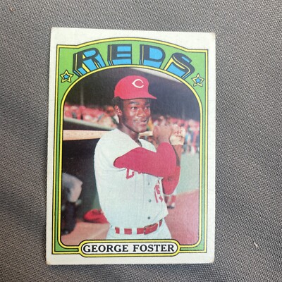 1972 Topps Baseball George Foster #256 Cincinnati Reds, soft corners | eBay
