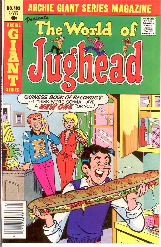 ARCHIE GIANT SERIES (1954-1992)493 VF-NM WORLD OF JUGHE COMICS BOOK | eBay