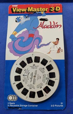 SEALED Disney Disney's Aladdin Jasmine Movie view-master 3 Reels Pack ...