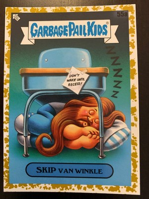 55A SKIP VAN WINKLE 2020 GPK Late to School GOLD 48/50 | eBay