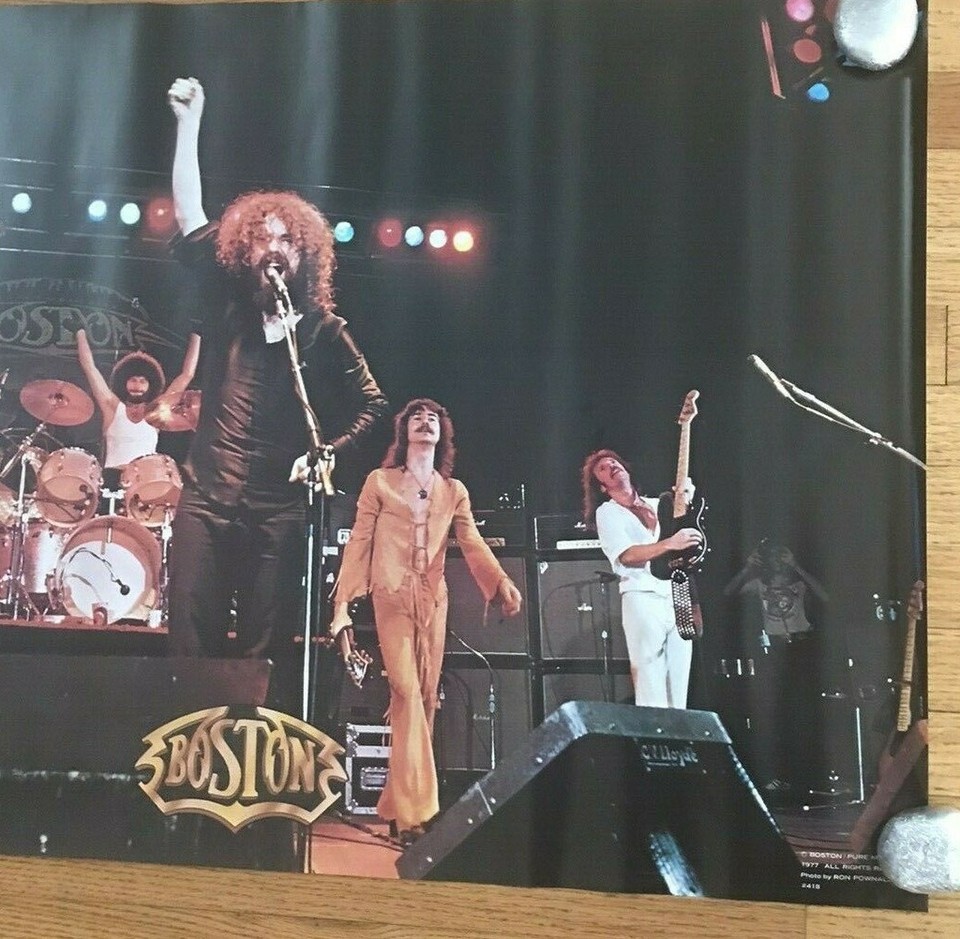 Rare Boston Live Stage 1977 Vintage Original Music Poster #2 | eBay
