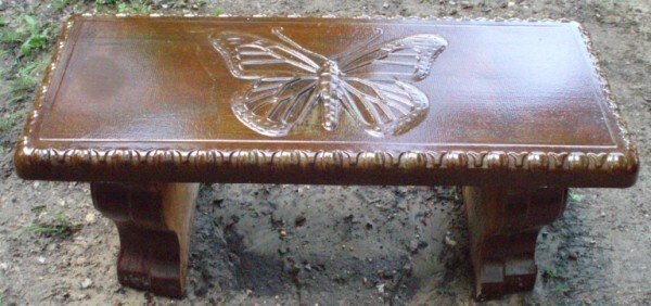 Cement Concrete Bench Mold 3/16" Top Butterfly Bench Mold | eBay