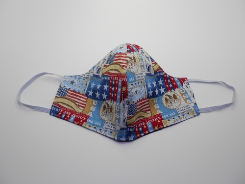 4th Of July Adult Face Mask With Filter Pocket - Reusable/Washable ...