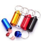STASH PILL BOX CASE CONTAINER KEY RING CHAIN WITH FOR POWDER PILLS ...