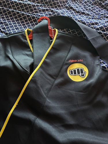 Adult The Karate Kid Movie Cobra Kai Gi Halloween Party Costume Cosplay ...