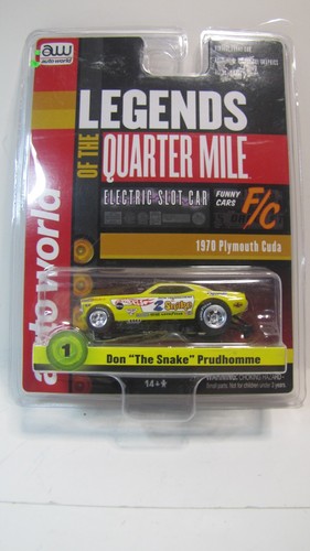 AUTO WORLD 4-GEAR ELECTRIC SLOT CAR DON THE SNAKE PRUDHOMME'S '70 ...