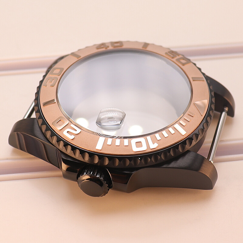 40mm stainless steel Watch Case Sapphire Glass For Seiko NH35 nh36 2824 ...