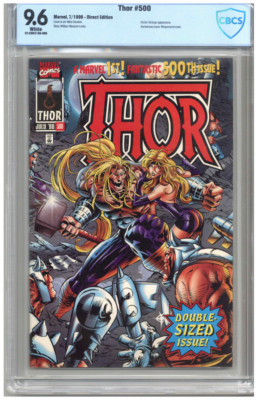 Thor # 500 CBCS 9.6 NM+ White pgs 7/96 Doctor Strange App. Annivers | eBay