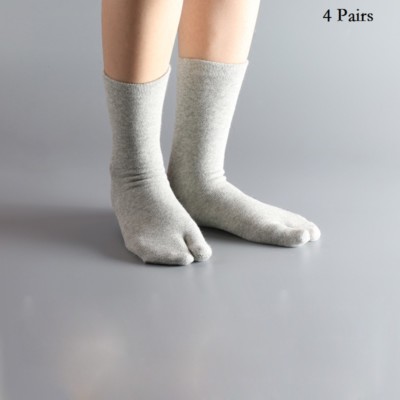 4 Pairs Men's Gentleman Split Two Toe Socks For Geta Flip Flop Japanese ...