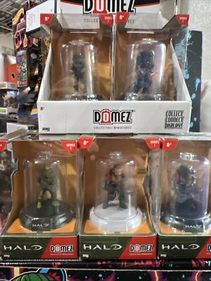Domez HALO Series 1 Complete Set w/Chase NIB Master Chief Jorge Spartan ...