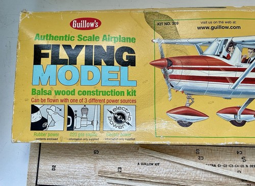 Guillow's Cessna 150 Flying Model Balsa Kit Scale Aircraft - 24 Inch ...