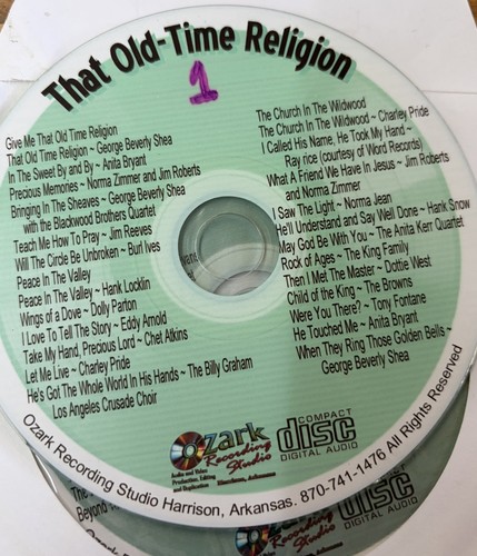 that old time religion music cd Ozark Recording Studio. Harrison ...