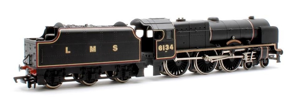 BACHMANN 'OO' GAUGE 31-276 LMS BLACK 4-6-0 ROYAL SCOT CLASS STEAM ...