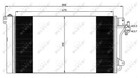 CONDENSER AIR CONDITIONING FITS: VW MULTIVAN T5 2.0/2.5 TDI/1.9 TDI/VR6 ...