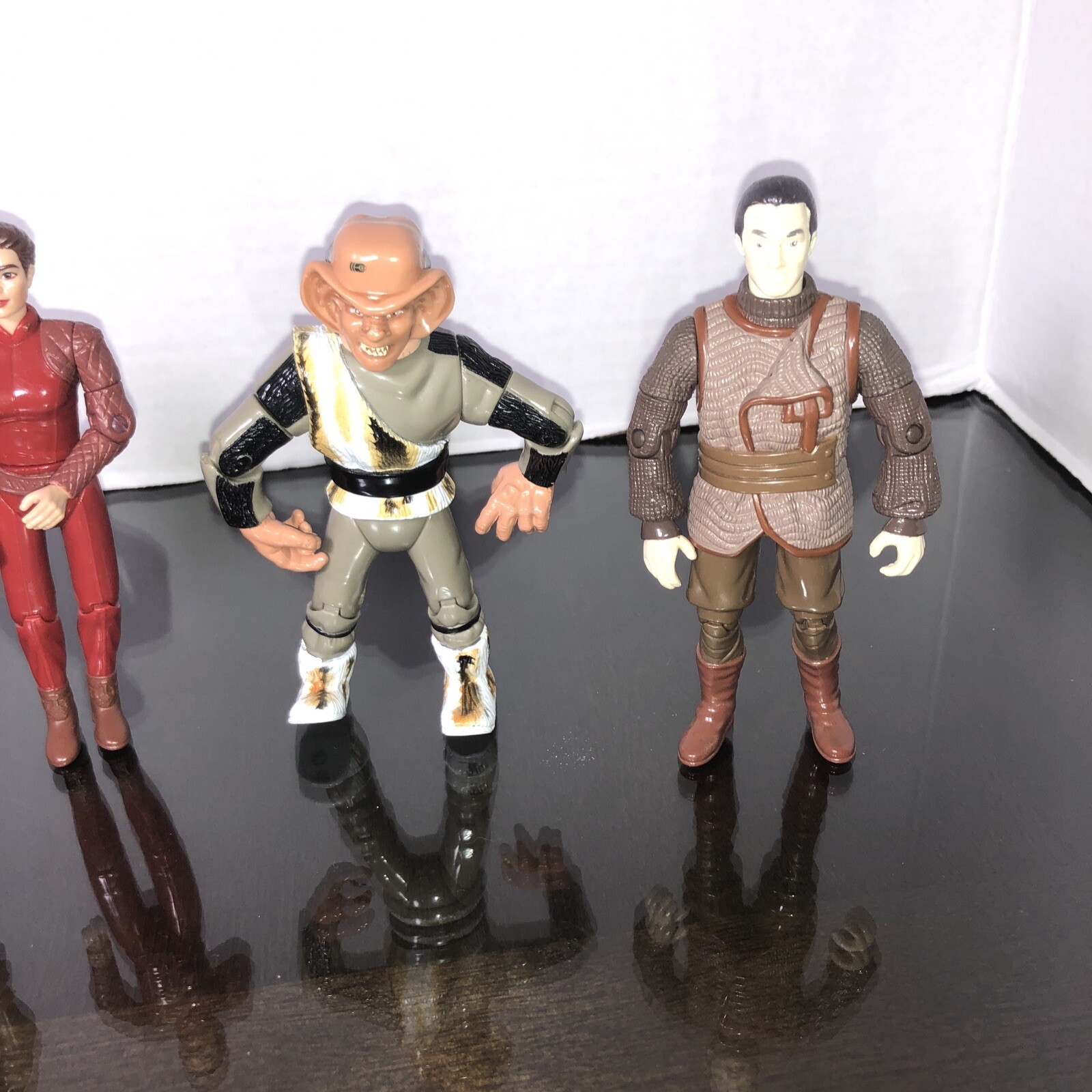 Star Trek Next Generation Action Figures Data, Geordi, Quark Lot Of 4 ...