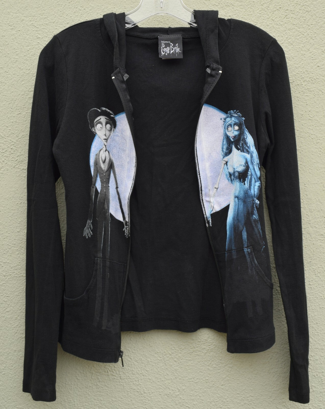 Tim Burton's Corpse Bride Jacket Zip-Up Hoodie Woman'… - Gem
