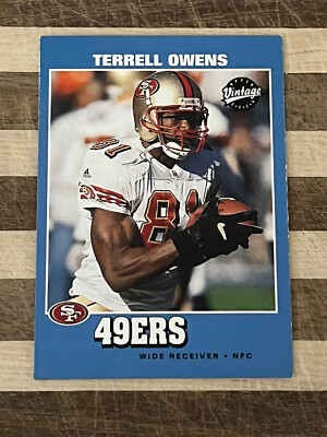 2001 Upper Deck Vintage Football Terrell Owens Card #153 | eBay