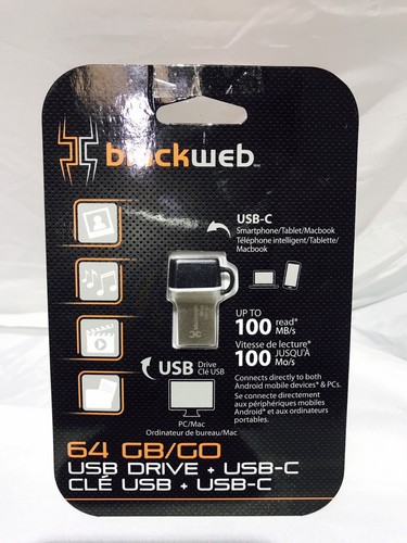 Blackweb 64GB Type C OTG Drive 3.0 64GB Type C USB Increase Storage BW ...