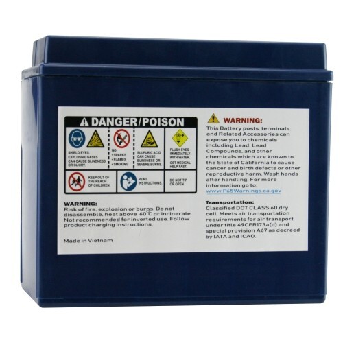 Replacement for Odyssey Extreme PC680MJT Sealed AGM Powersport Start ...