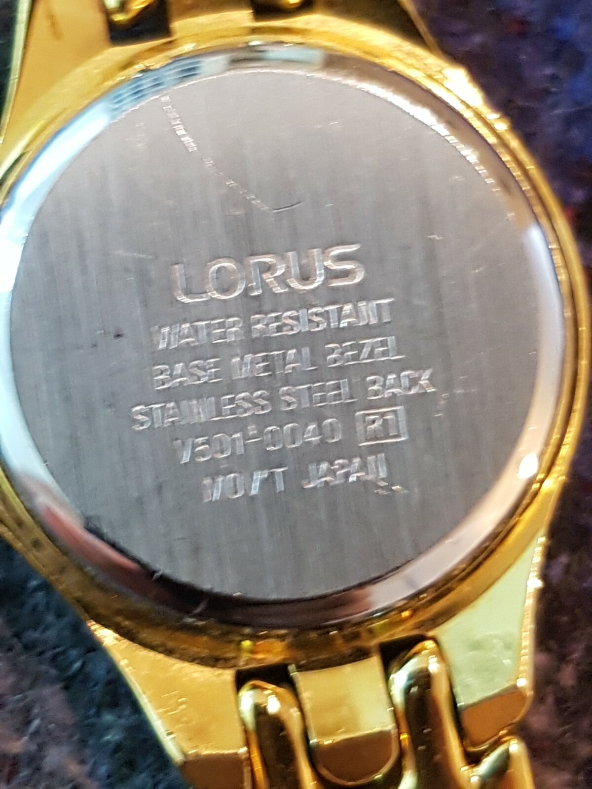 Lorus by Seiko lady's gold tone analog roman numerals v501-0040 R1 | eBay