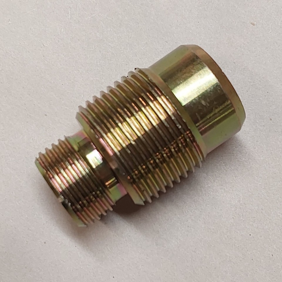 1"-14 by 3/4"16 Threaded Adapter for Diesel Fuel Filter Remote Mount ...