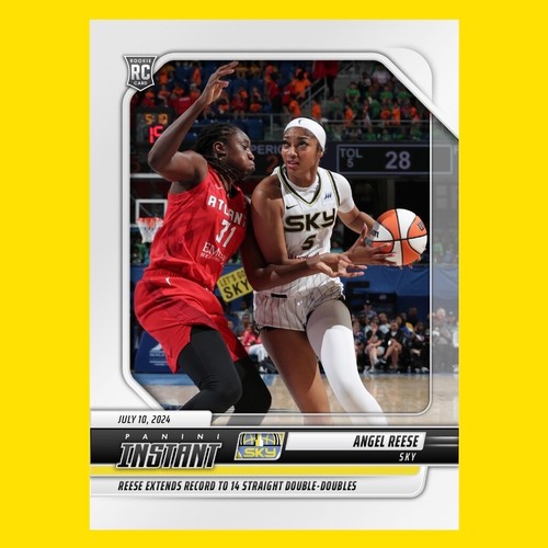 2024 Panini Instant WNBA Angel Reese ROOKIE CARD 1/2450 SP Chicago Sky ...