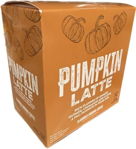 Grande Kaffe, Pumpkin Latte Flavored Coffee, 18 Single Serve Cups | eBay