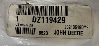John Deere Def Filter DZ119429 | eBay