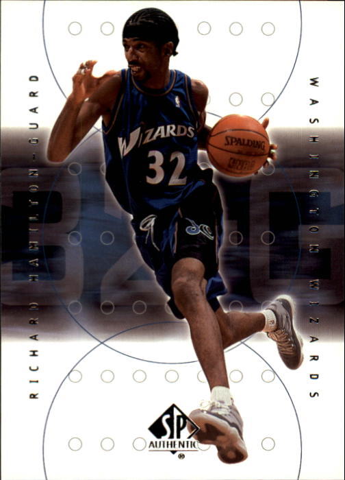2000-01 SP Authentic Washington Wizards Basketball Card #88 Richard ...