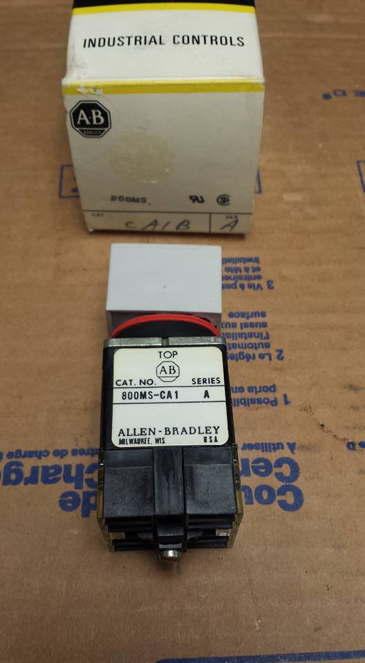 ALLEN BRADLEY 800MS-CA1B PUSH BUTTON W422 | eBay