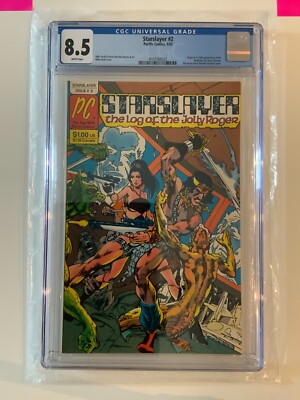 CGC 8.5 Starslayer #2 - WP - 1st App. The Rocketeer - Disney+ - 1982 ...