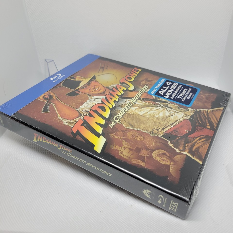 Indiana Jones: The Complete Adventures Blu-ray Boxed Set, 4 Movies New ...