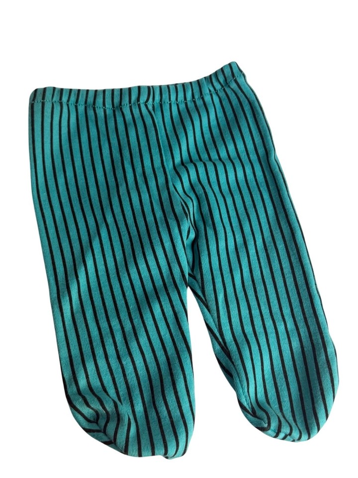 VTG 1990 Cabbage Patch Kids Doll Green Black Striped Capri Pants Retro ...
