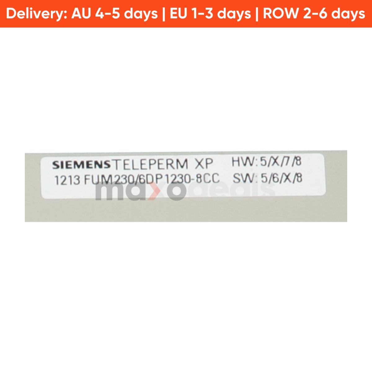 Siemens 6DP1230-8CC Teleperm Module New NFP | eBay