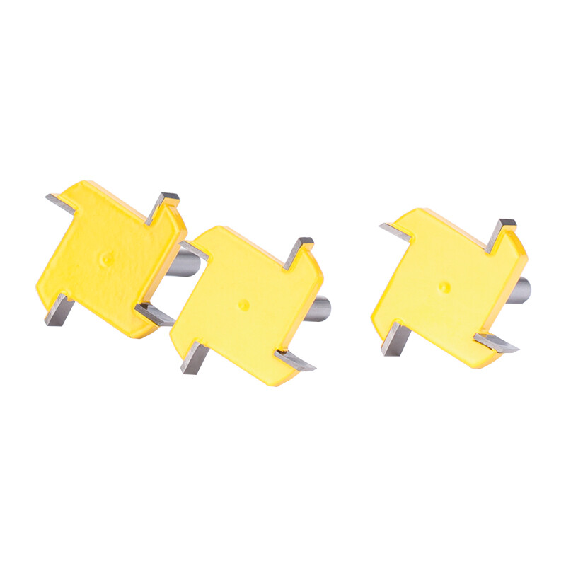 4 Zähne HM Planfräser 6mm/6.35mm Schaft Holzfräser Oberfräse für Holz ...