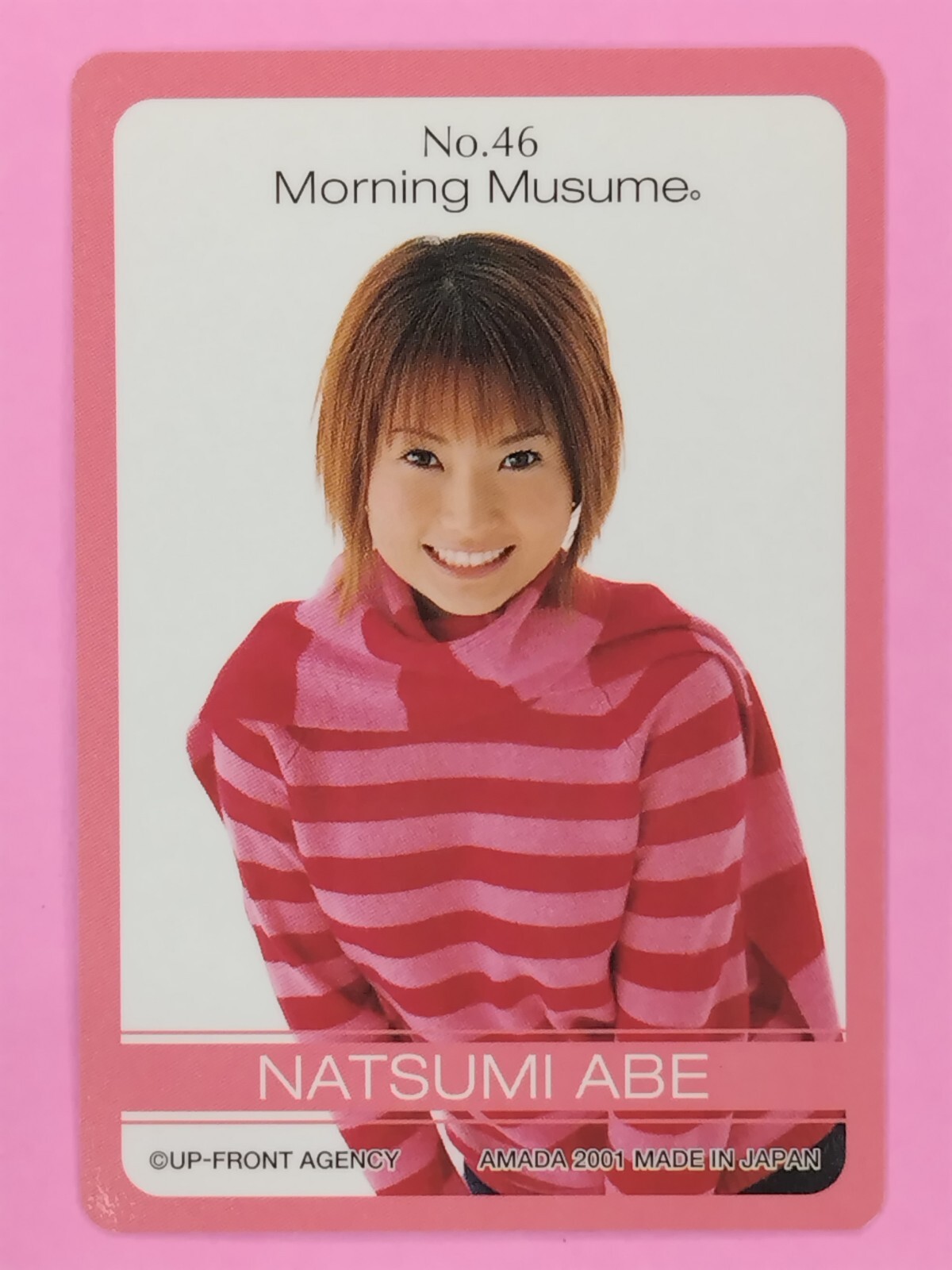 Natsumi Abe Morning Musume. TCG Japanese Idol COLLECTION CARD Amada No ...