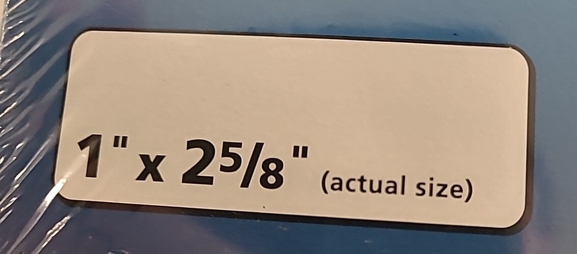 Avery Easy Peel 8160 White Mailing Labels 2250 Ink Jet 1" X 2 5/8" for ...