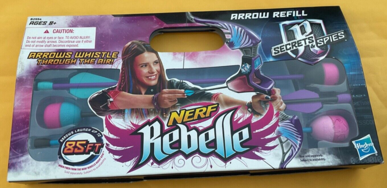 NERF Rebelle Arrow Refill Secrets & Spies 3pack for sale online | eBay